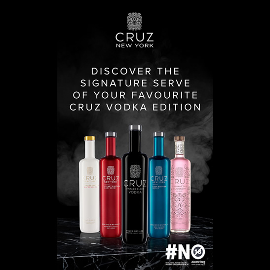 Cruz Vodka Logo Cruz Vintage Black Vodka 750ml | Norman Goodfellows